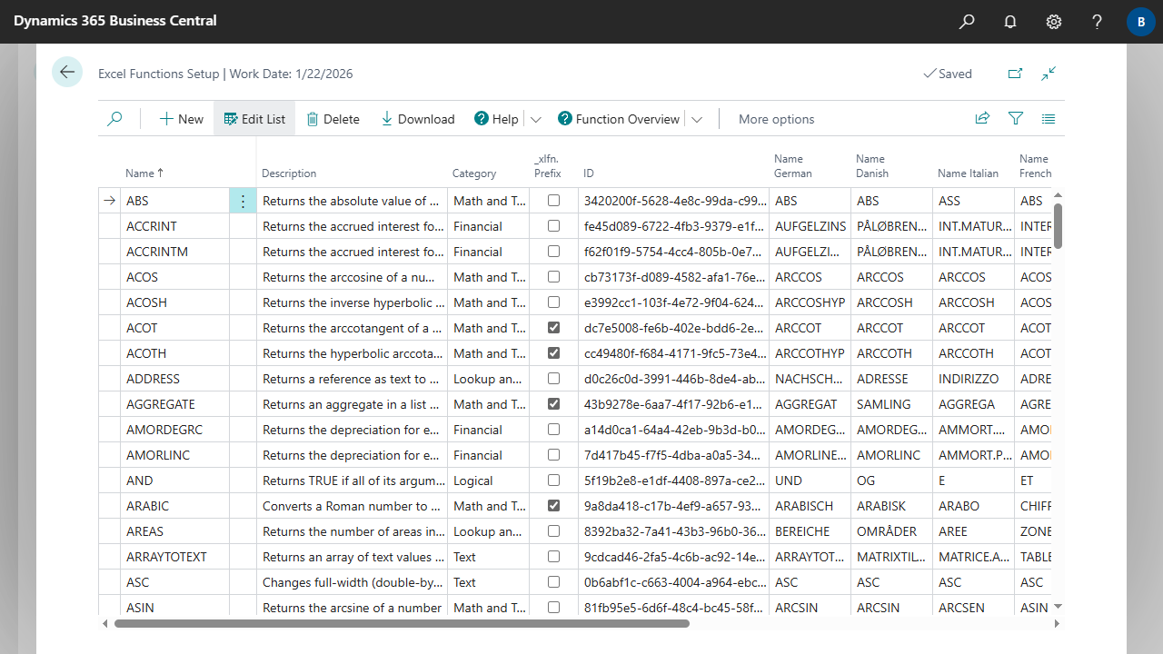 Excel Functions Excel Report Builder